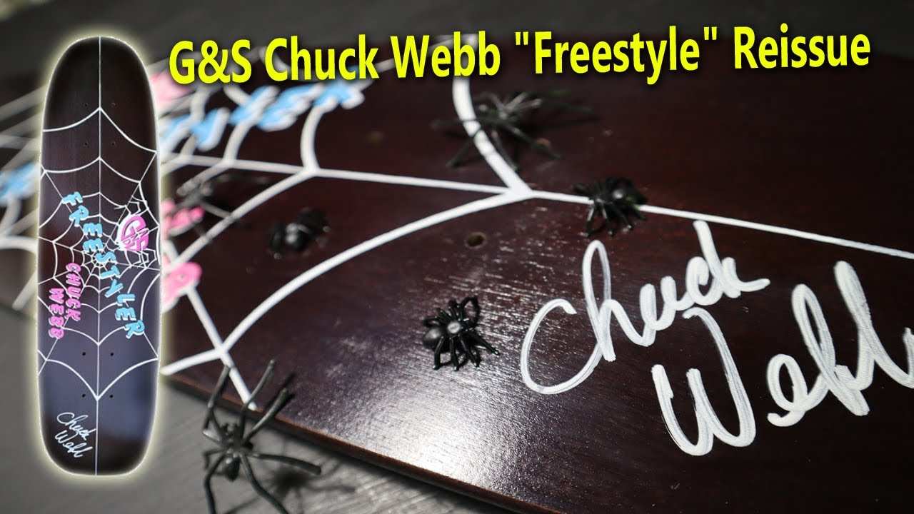 G&S Chuck Webb "Freestyle" deck DECOMPOSED skateboards exclusive ! - YouTube