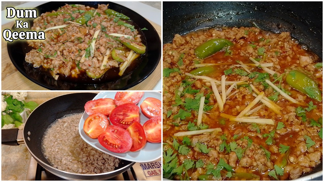 Dum keema recipe😋|| restaurant style beef dum ka qeema 👍||cooking with ...