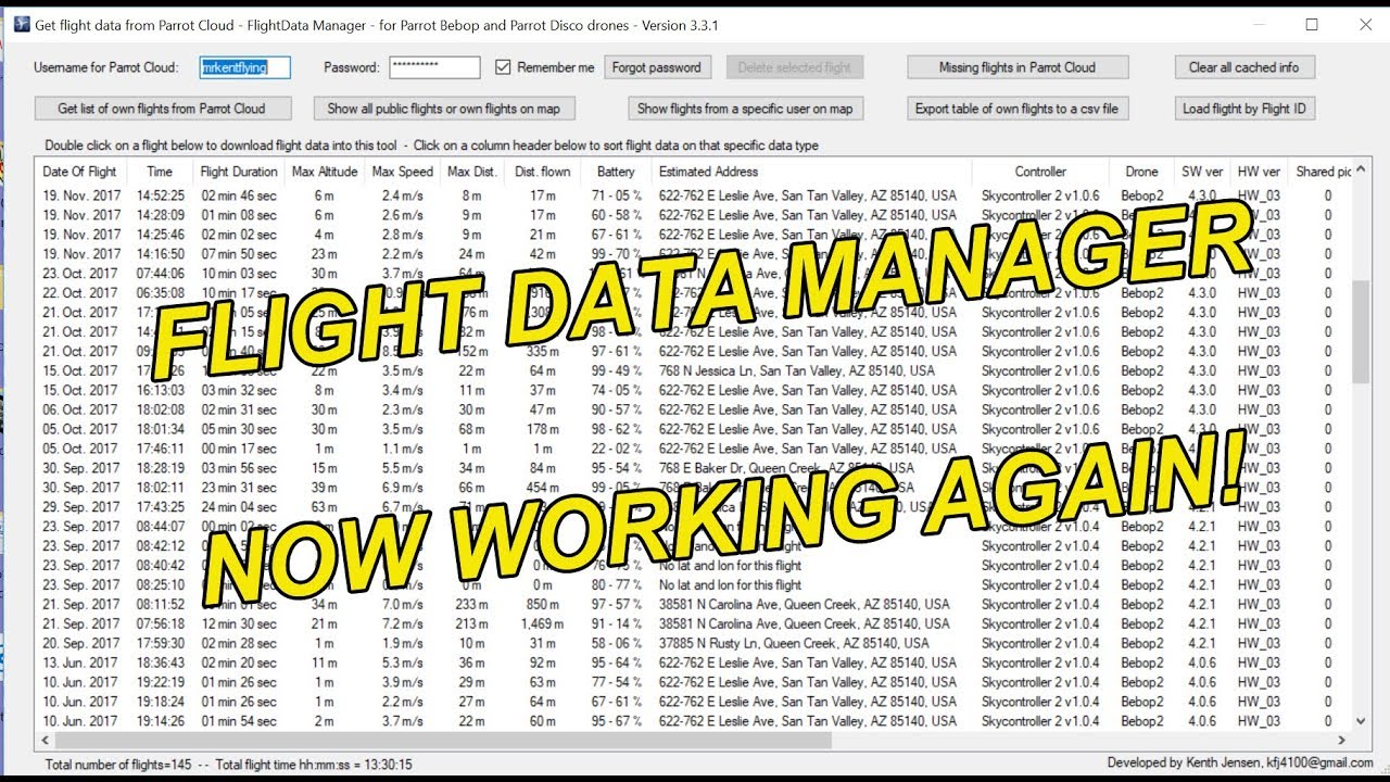 FLIGHT DATA MANAGER NOW WORKING AGAIN - YouTube