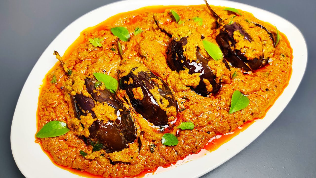 Hyderabadi Style Bagara Baingan Recipe l Gutti Vankaya Curry l Food ...