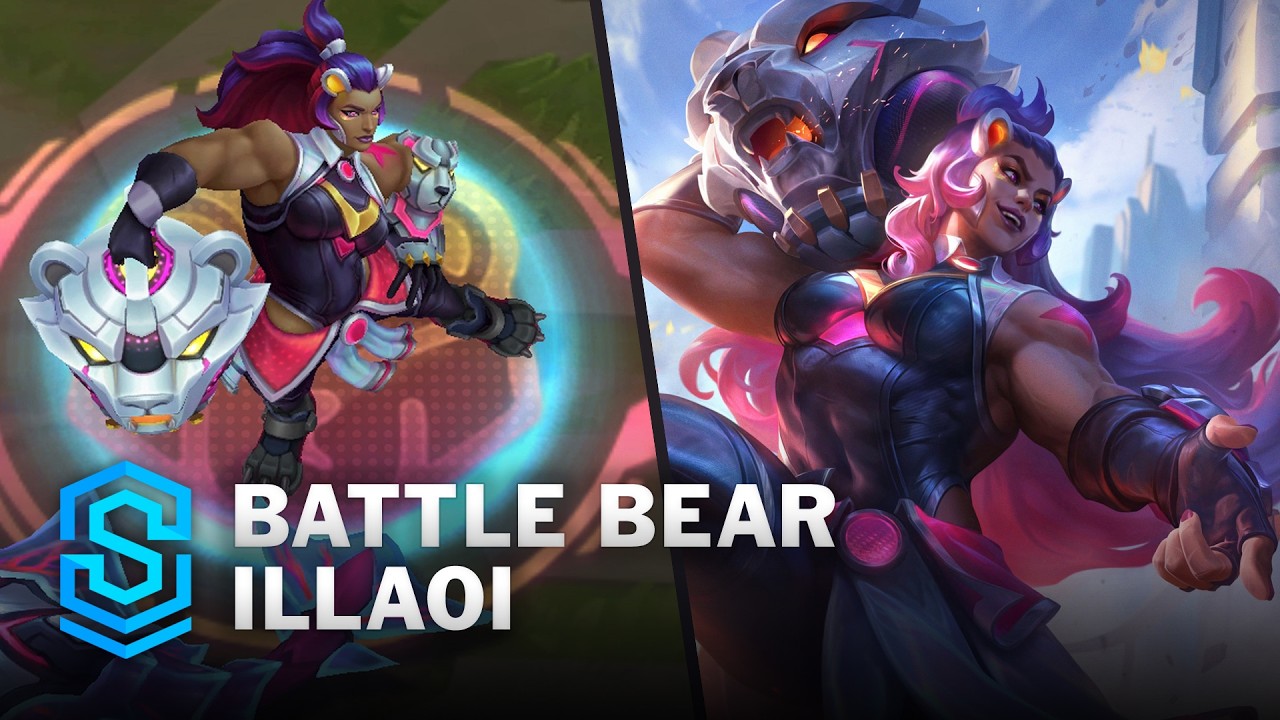 Battle Bear Illaoi Skin Spotlight - Pre-Release - PBE Preview - League ...