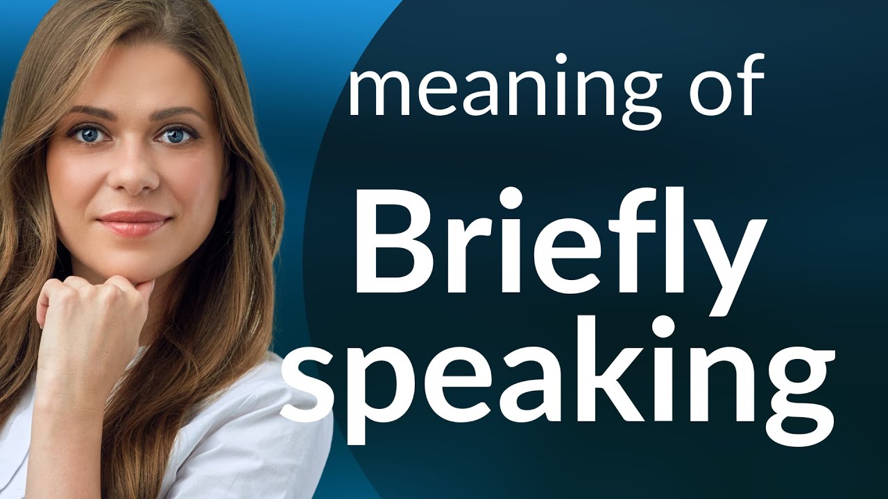 Exploring the Essence of Expression: "Briefly Speaking" - YouTube