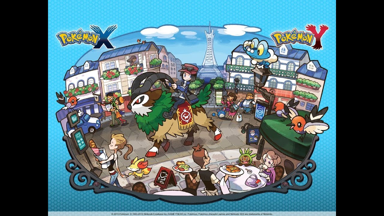 Pokemon X and Y BETA Scarlet Version - YouTube