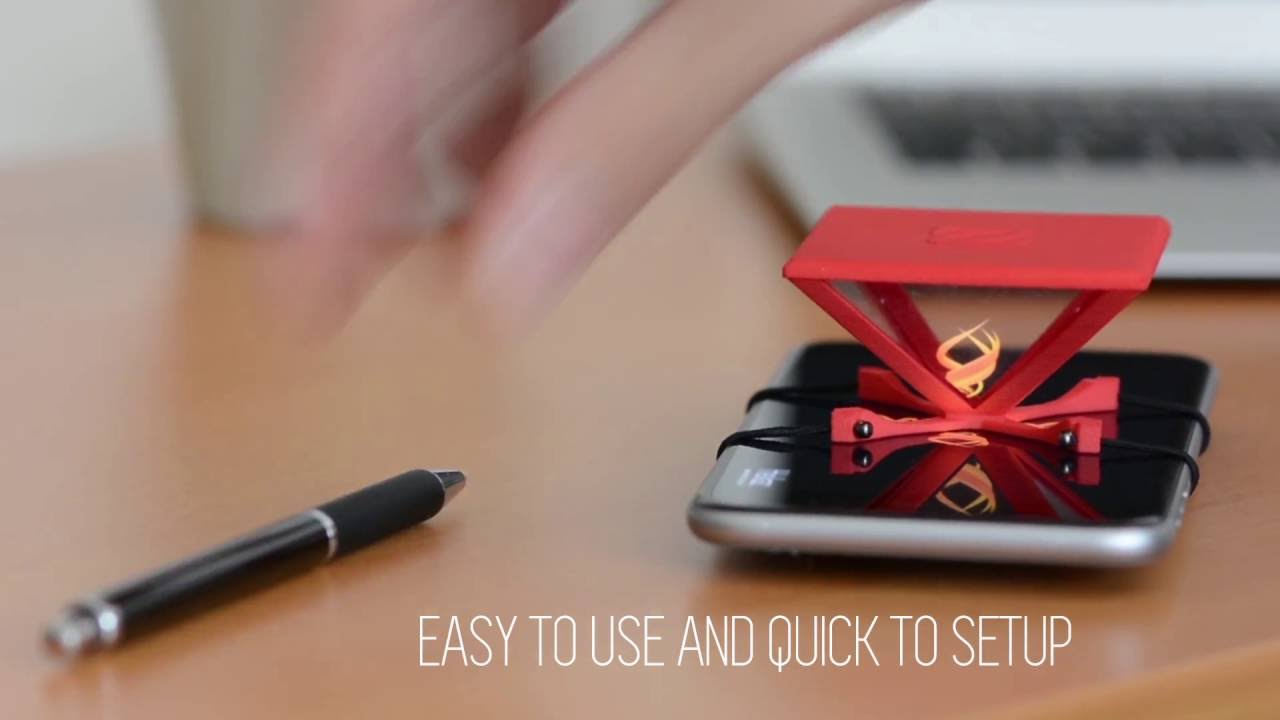 Holo-Z / Phone - Hologram for Smartphone ! - YouTube