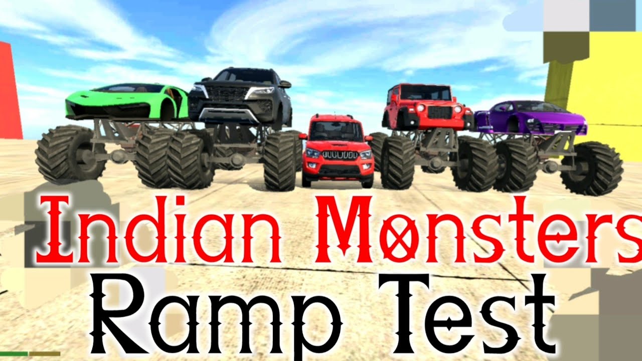 Indian Monster car Ramp test - YouTube