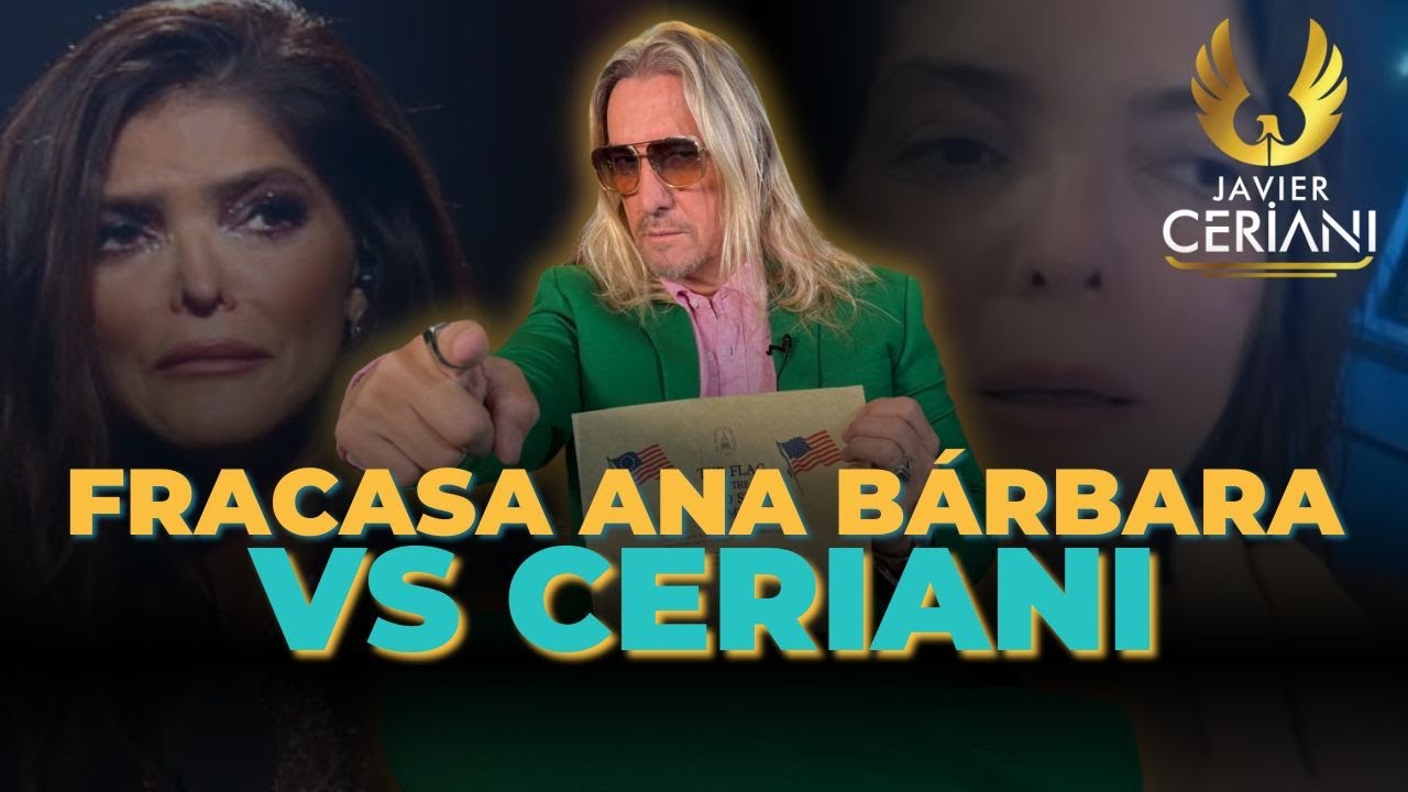Ana Bárbara usa a agente del gobierno para intimidar a Javier Ceriani ...