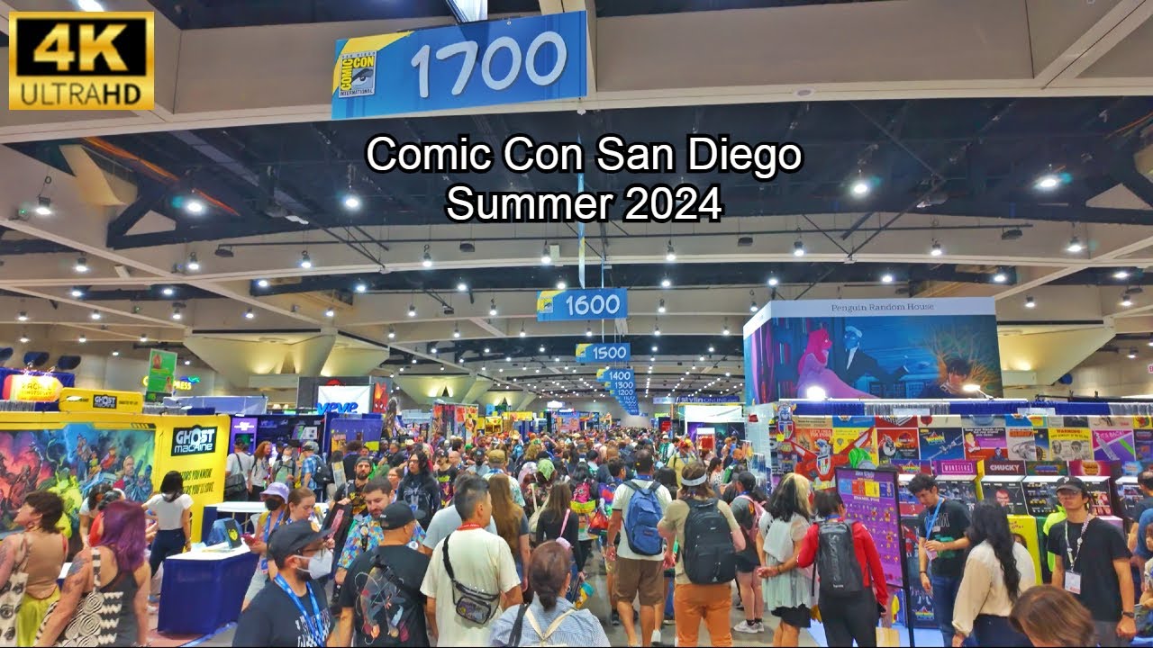 [4K] San Diego Comic-Con 2024 Full Walk Around - YouTube