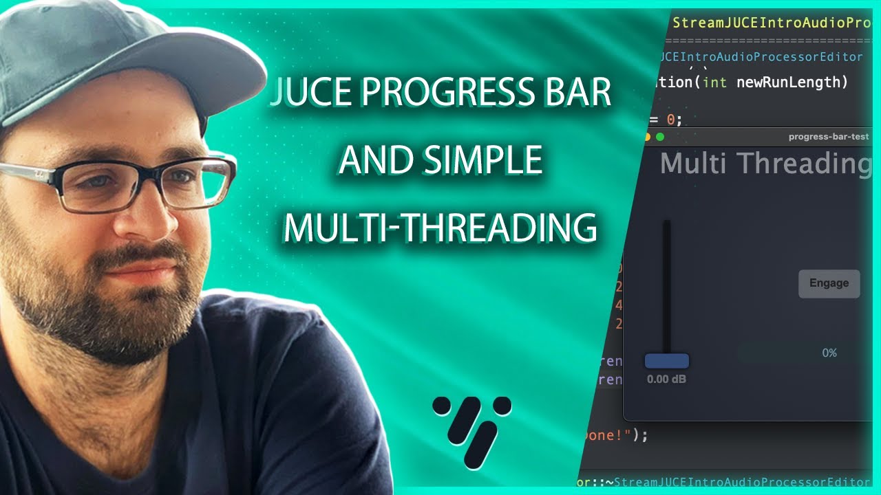 🔮 C++ JUCE Plugin | Progress Bar & Simple Multi-Threading - YouTube