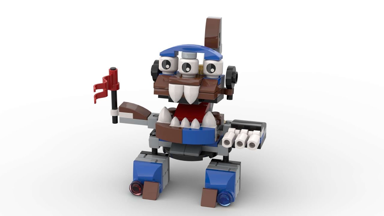 Lego Mixels Kuffs + Mixadel Speed Build Studio Bricklink LDD by PLegoBB ...