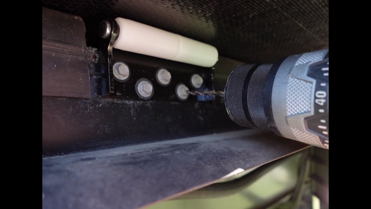 RV Adding Rollers to Assist Slide Outs FASTENERS - YouTube