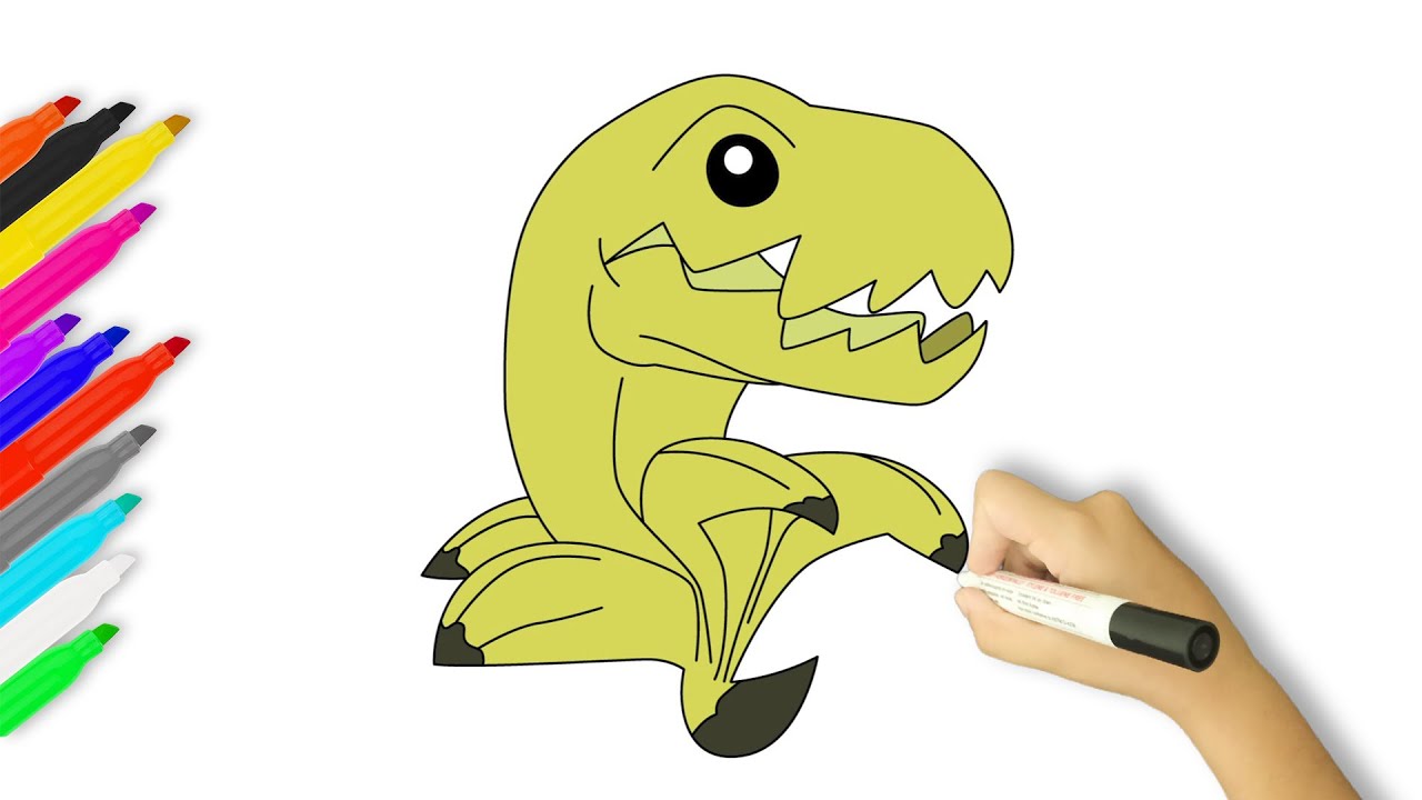 How to Draw Bananasaurus Rex | Garten of Banban 3 - YouTube