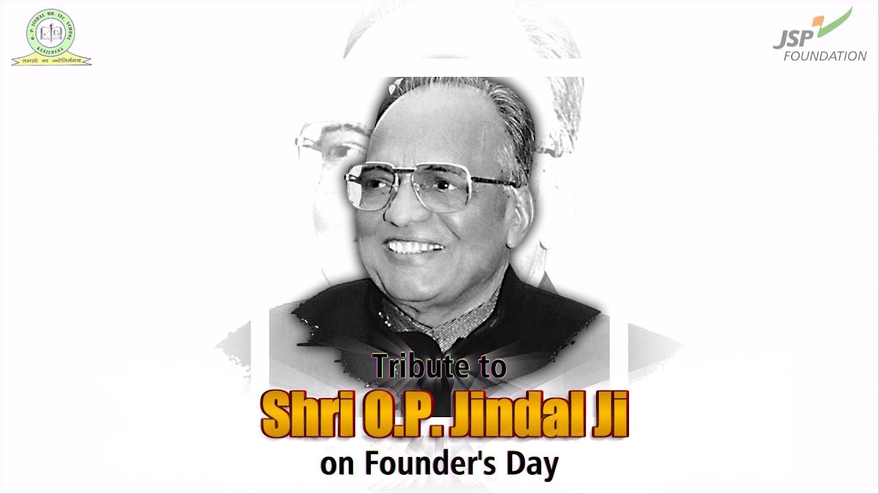 Celebrating the 94th Birthday of Shri O.P. Jindal Ji: A Tribute to Our ...