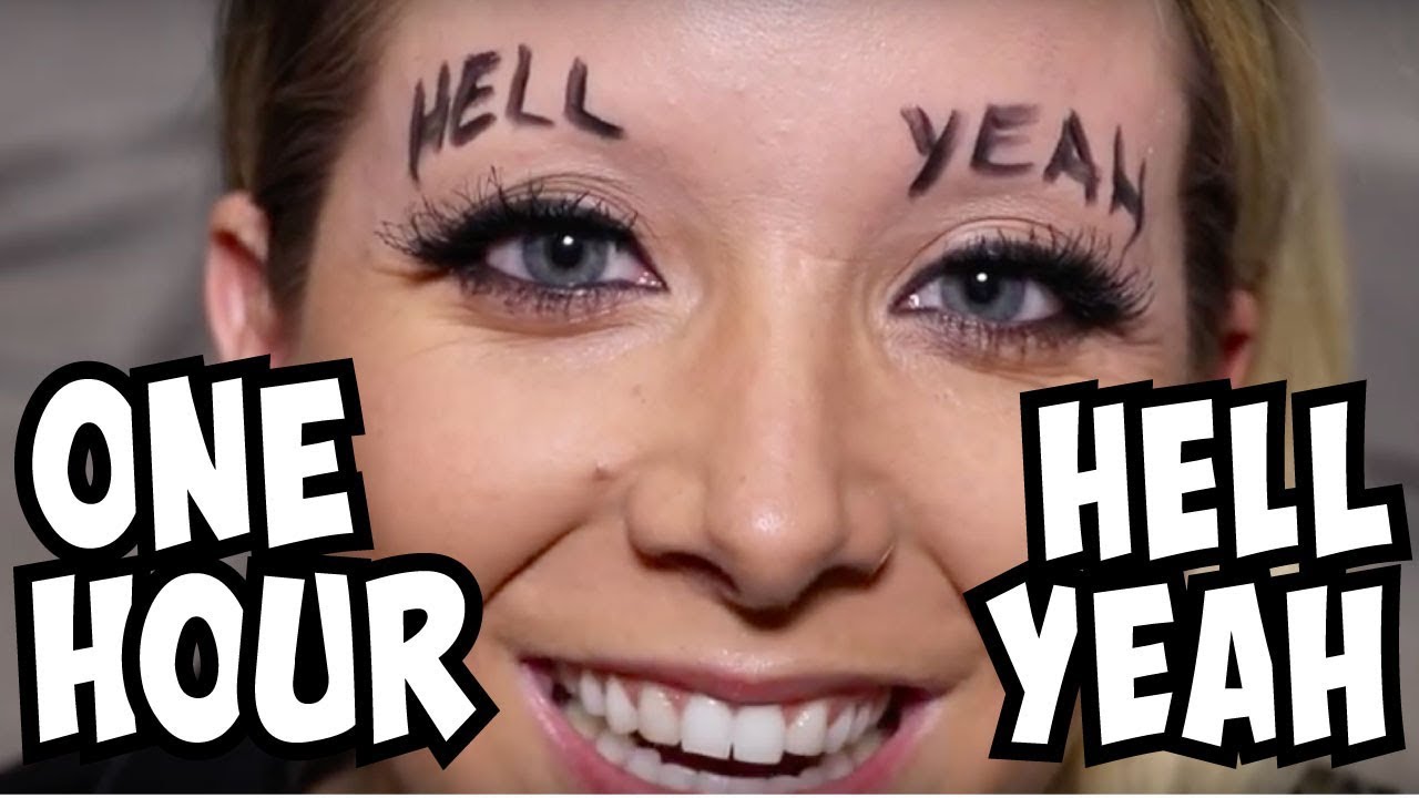 ONE HOUR of JENNA MARBLES saying HELL YEAH - YouTube