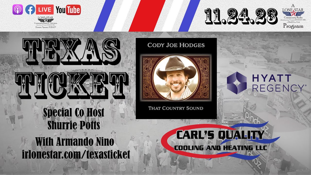 11.24.23 - Texas Ticket on Lone Star Community Radio - YouTube