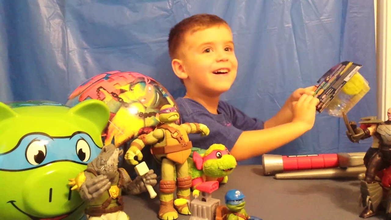 Mashems Video Teenage Mutant Ninja Turtles Fights Shredder Blind Bags ...