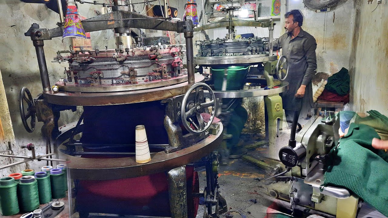 Complete Process of Knit Fabric Manufacturing with Circular Knitting ...