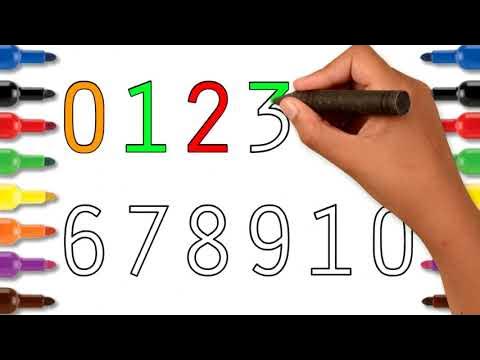 Draw 123 for Kids Learn How to Write 123 & All the Letters of the ...