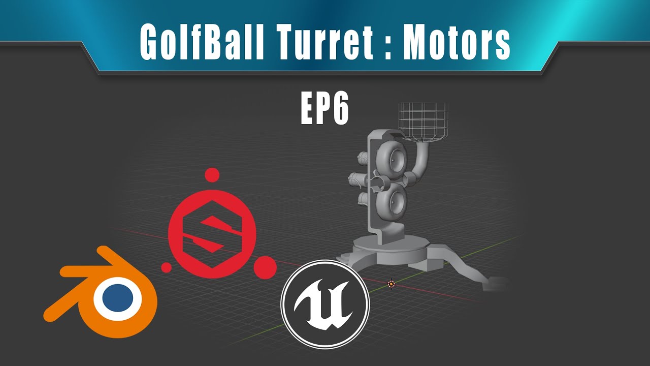 GolfBall Turret Tutorial Blender Motors EP6 - YouTube