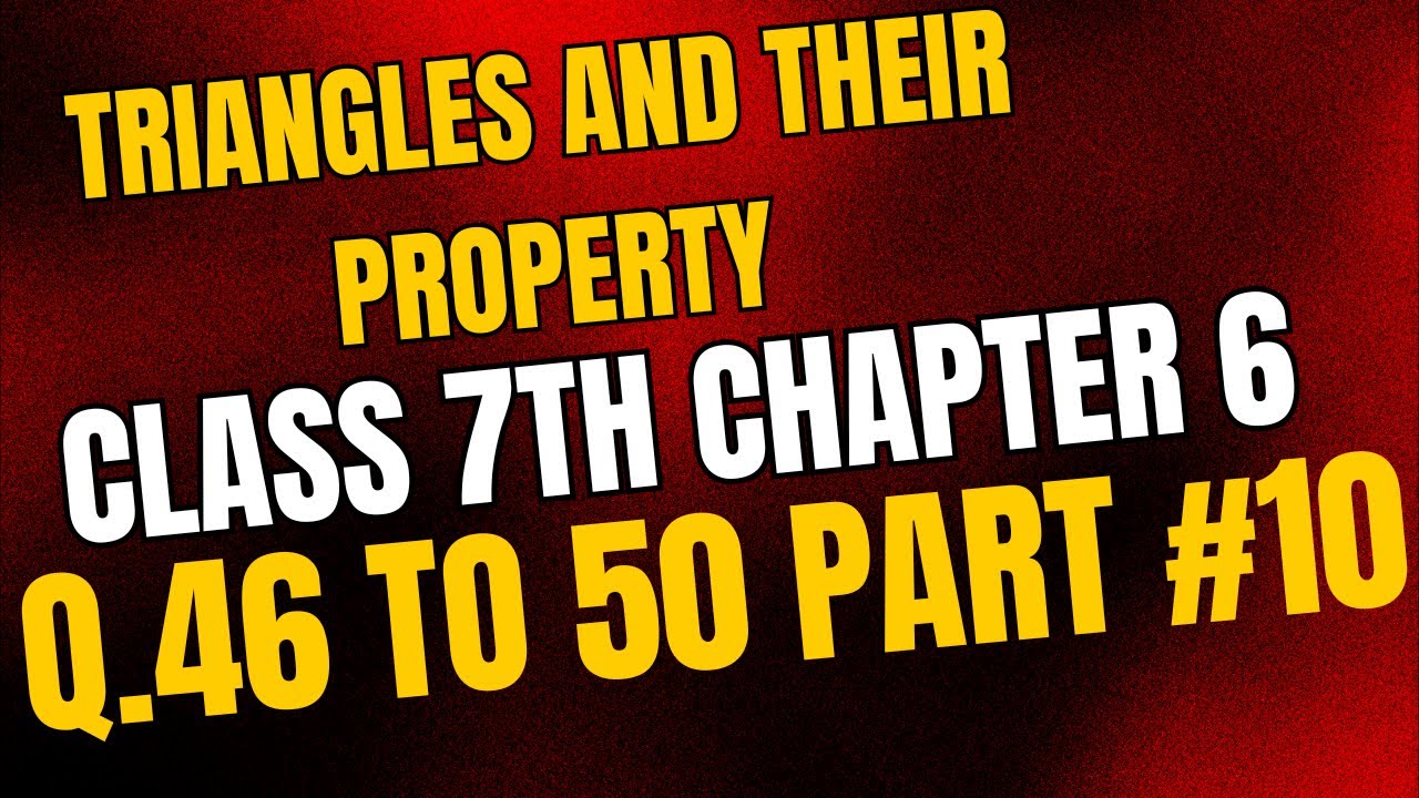 How to find angles & triangles. Class 7 chapter 6 angles and their ...