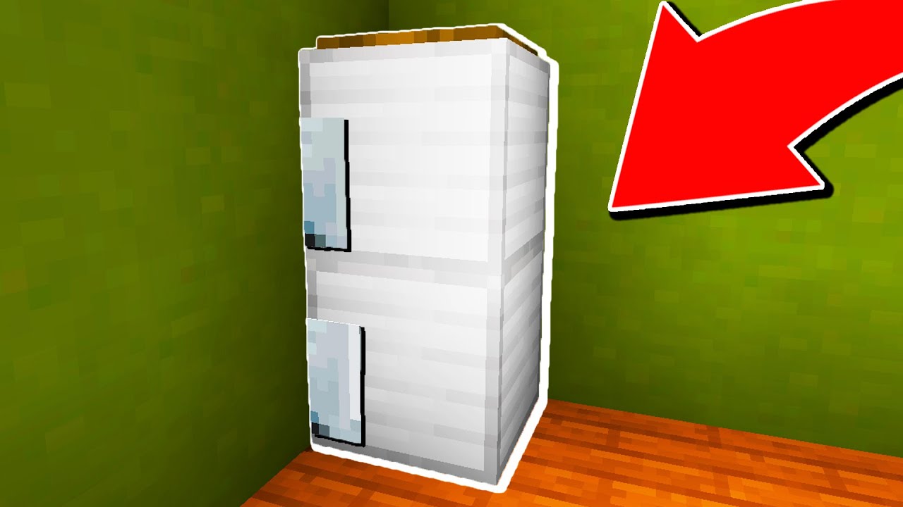 COMMENT FAIRE UN FRIGO DANS MINECRAFT !! #Shorts - YouTube