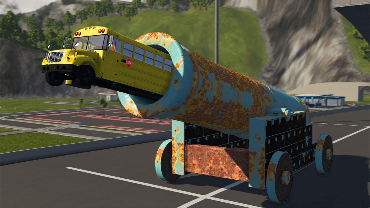 High Speed Ramp Jumps #7 - BeamNG Drive Crashes - YouTube