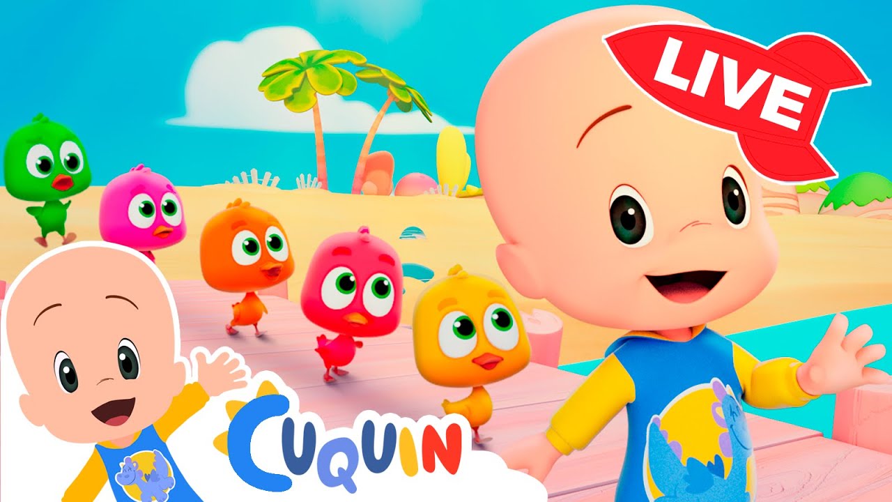 🔴 LIVE 🔴 Nursery Rhymes and children songs with Cleo and Cuquin - YouTube
