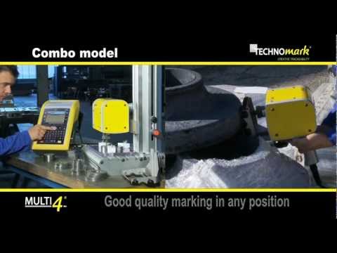 Technomark: new generation of "Multi4 COMBO" dot peen marking machine! - YouTube