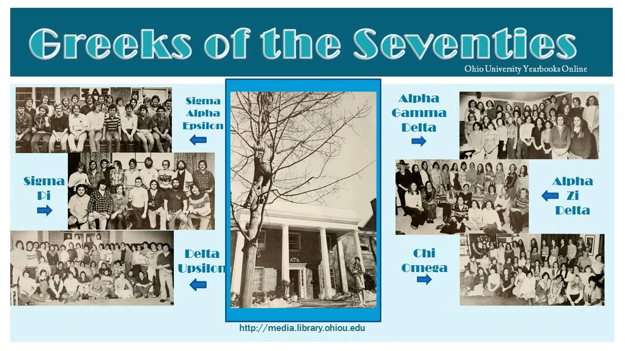 Greek Life in Ohio University Yearbooks Online slideshow - YouTube