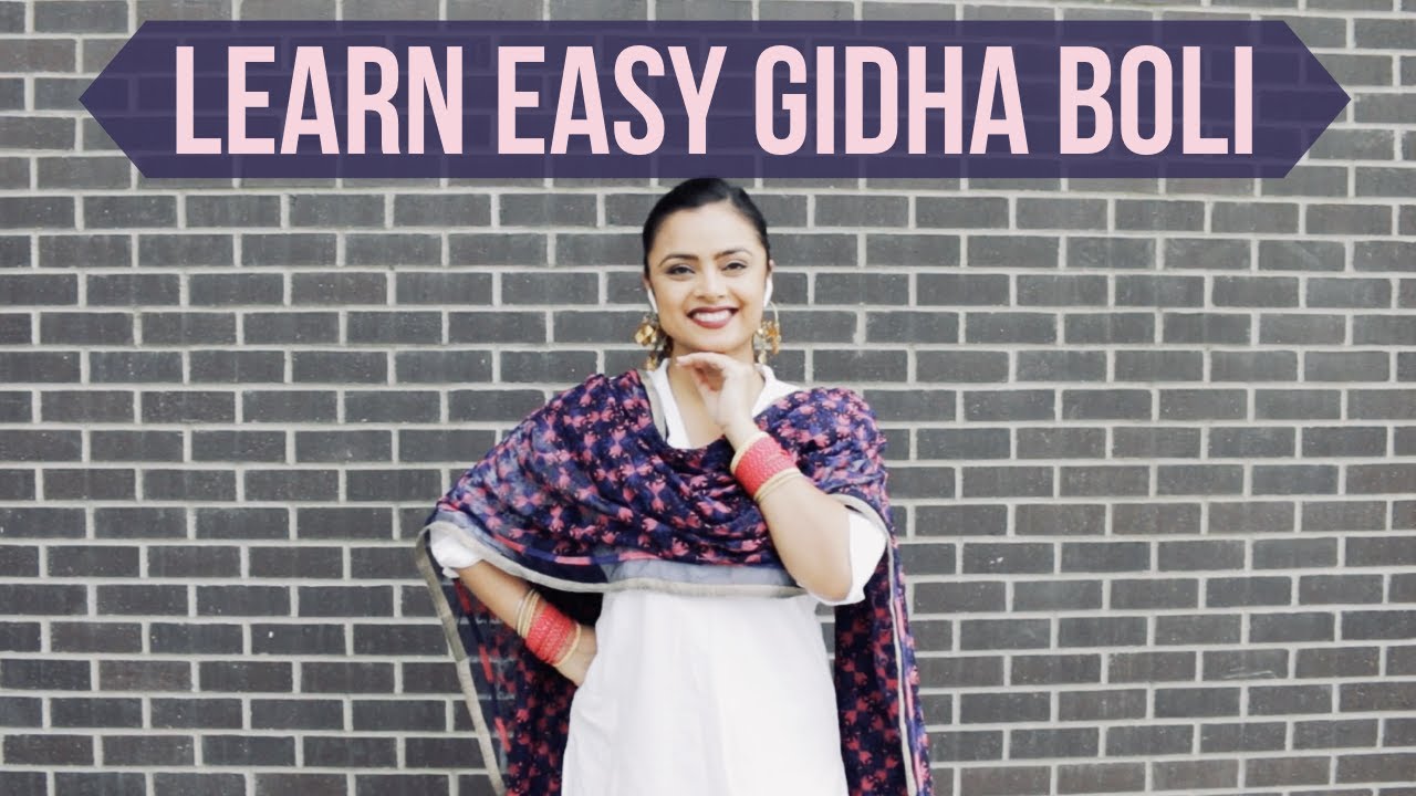 Learn Gidha steps on EASY DEOR Boli || BHANGRAlicious Gidha Tutorial # ...
