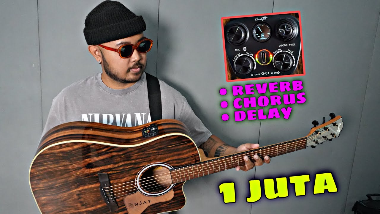 Nyoba Beli Gitar Akustik Transkustik Murah Cuma 1 Jutaan! Review Cowboy ...