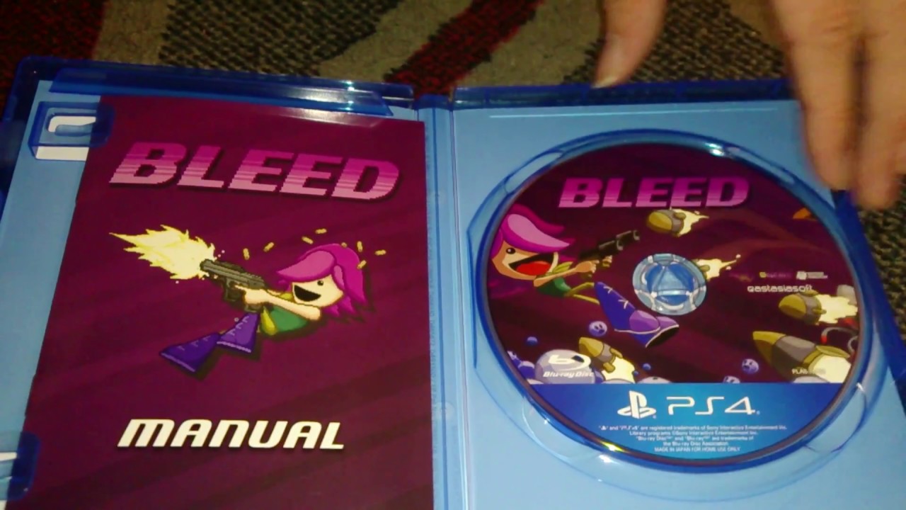 Nostalgamer Unboxing Bleed And Bleed 2 Limited Edition On Sony Playstation Four PS4 Region Free ...