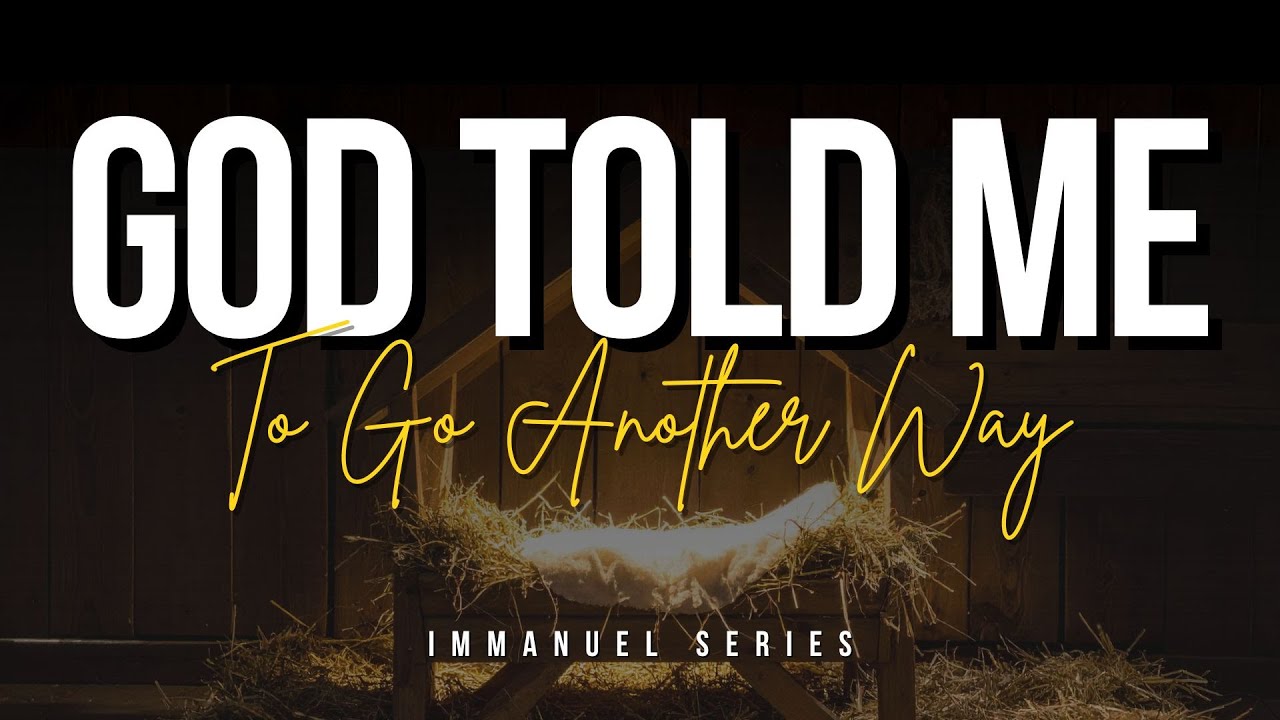 God Told Me To Go Another Way // Pastor Merrick // Immanuel - YouTube