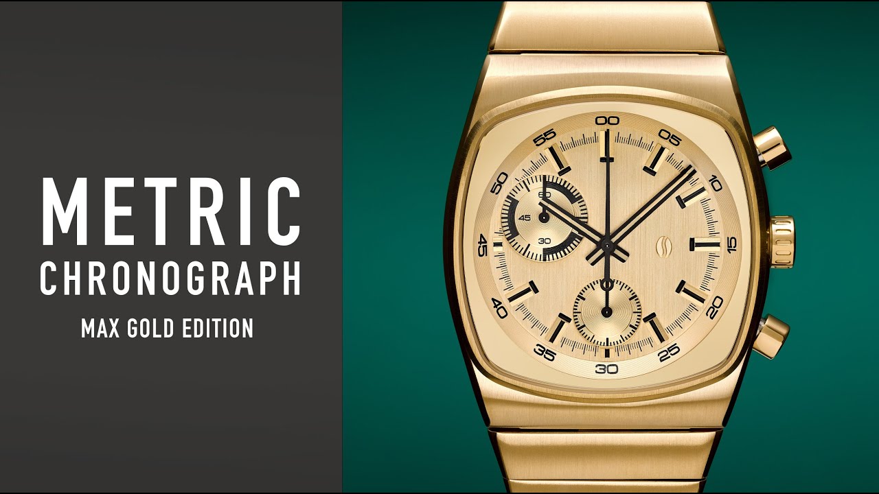 Brew Metric Max Gold Chronograph - YouTube