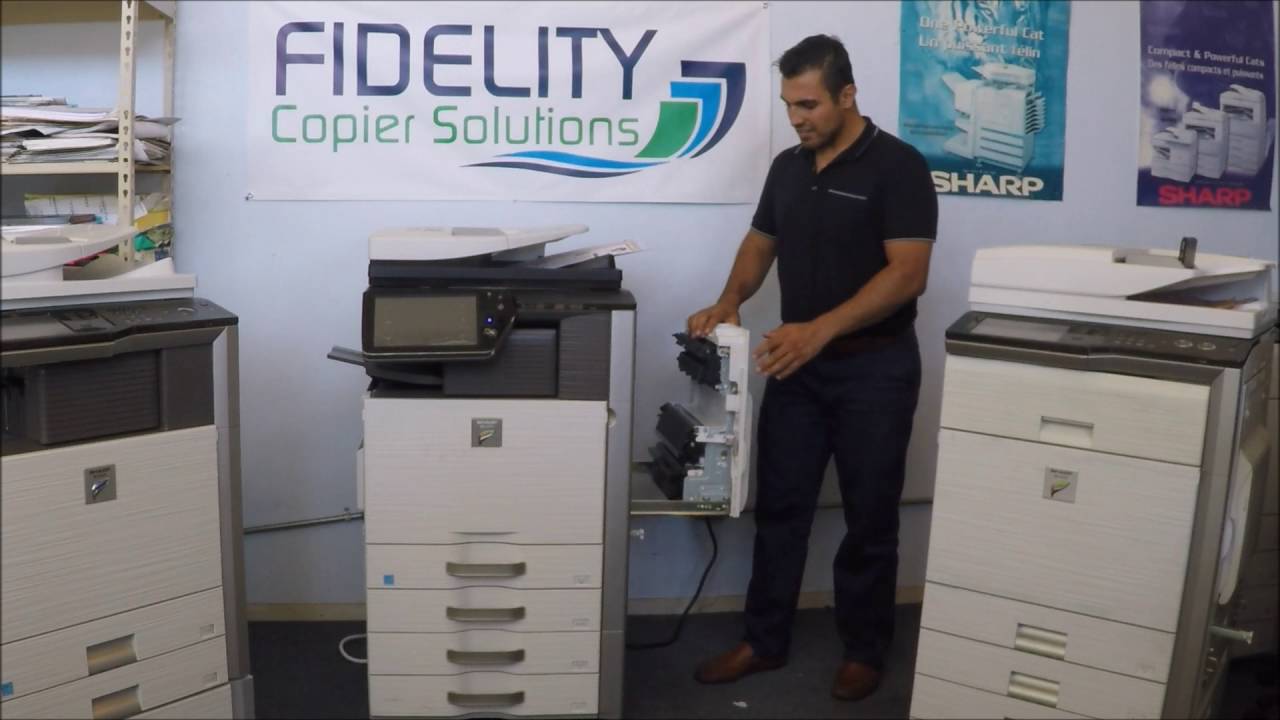 Fidelity Copier Introduces the Sharp MX-4110N - YouTube