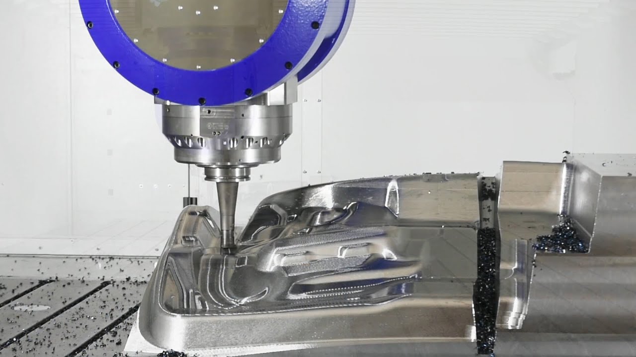 High Feed Machining. The process of making molds on a Gantry Milling ...