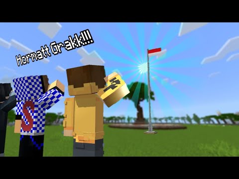 Upacara Kemerdekaan Indonesia di Minecraft - YouTube