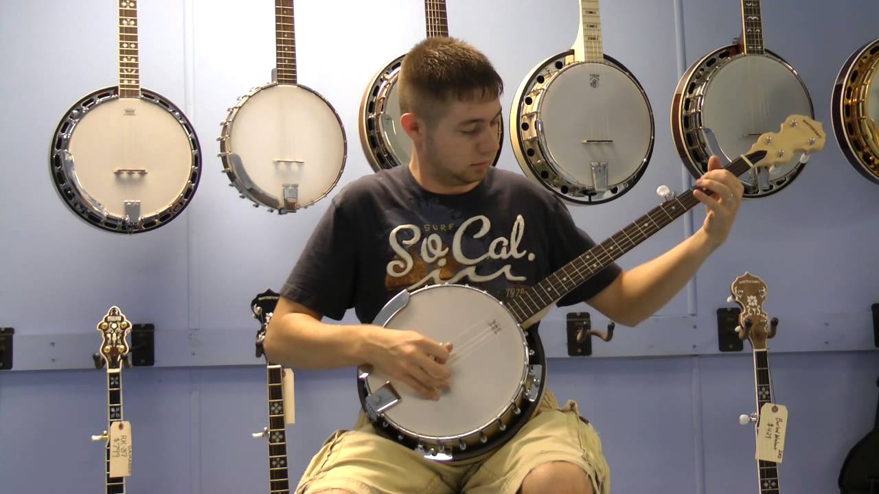 Mastercraft Bluegrass Maple Banjo - YouTube