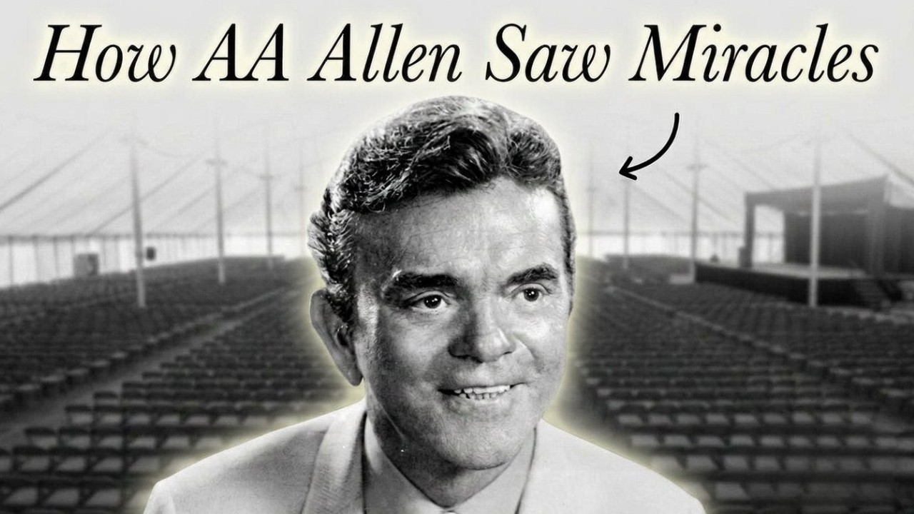How AA Allen Worked MIRACLES in a 22,000-Seat Miracle Tent | Healing ...