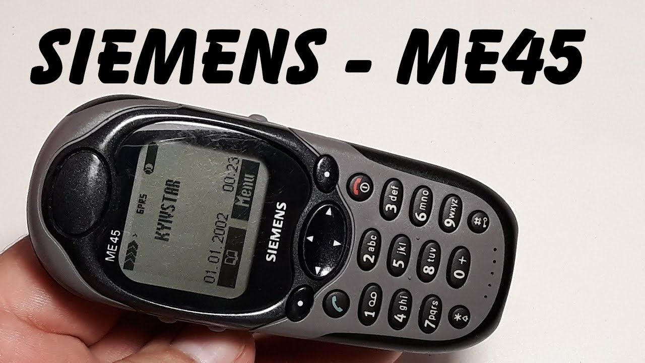 Siemens ME45 с WAP и GPRS. Обзор GSM защищенного телефона класса IP54 ...