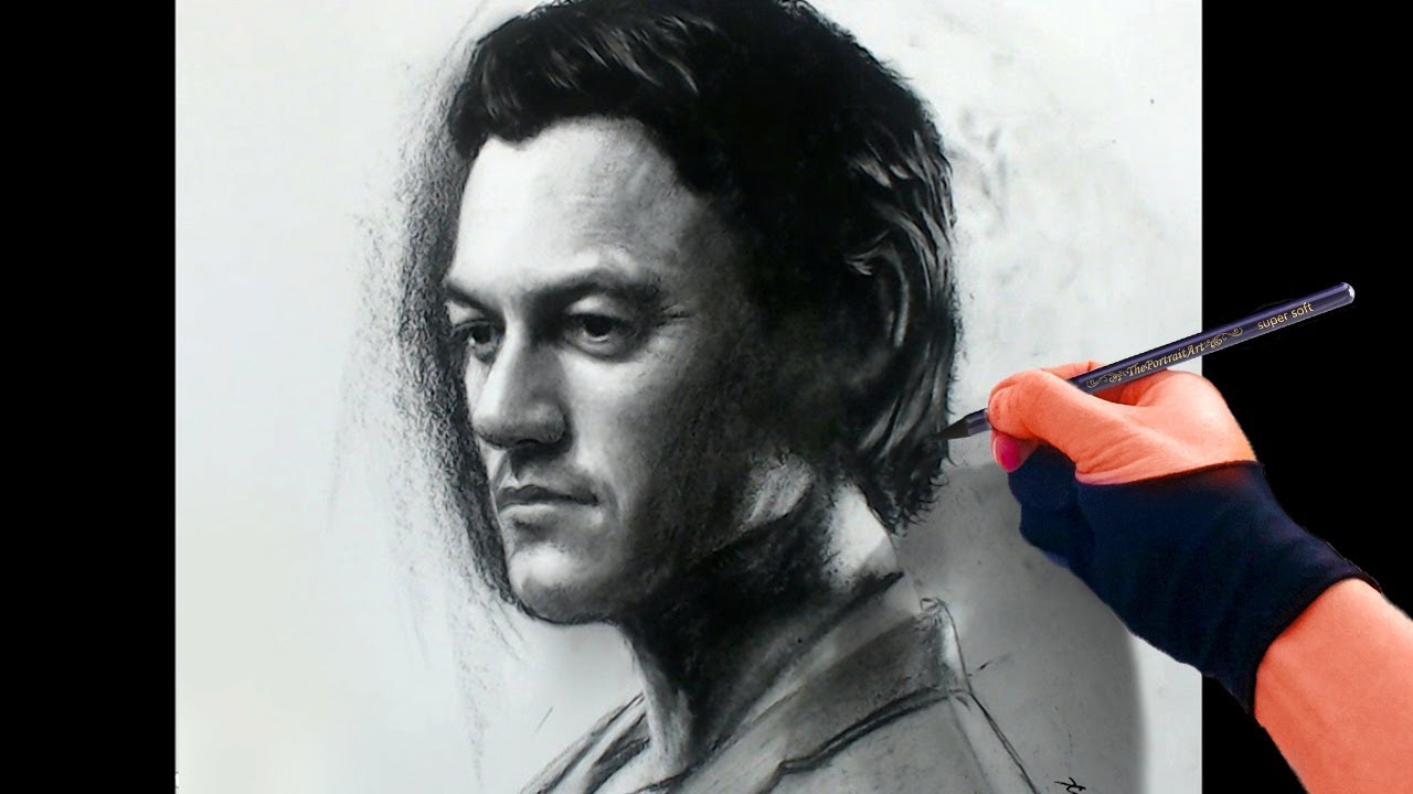 Let's Draw GASTON - (Beauty And The Beast) | Luke Evans - FREE Art ...