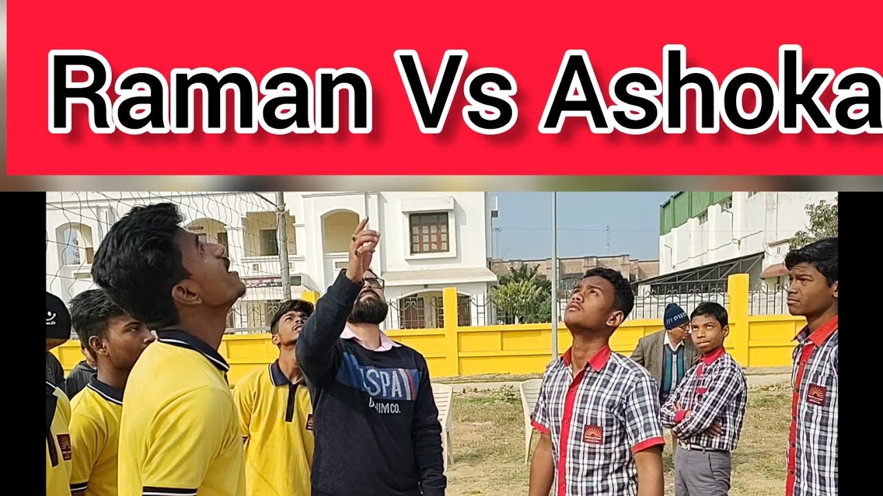 Kv Harnaut vollyball match Raman Vs Ashoka House - YouTube