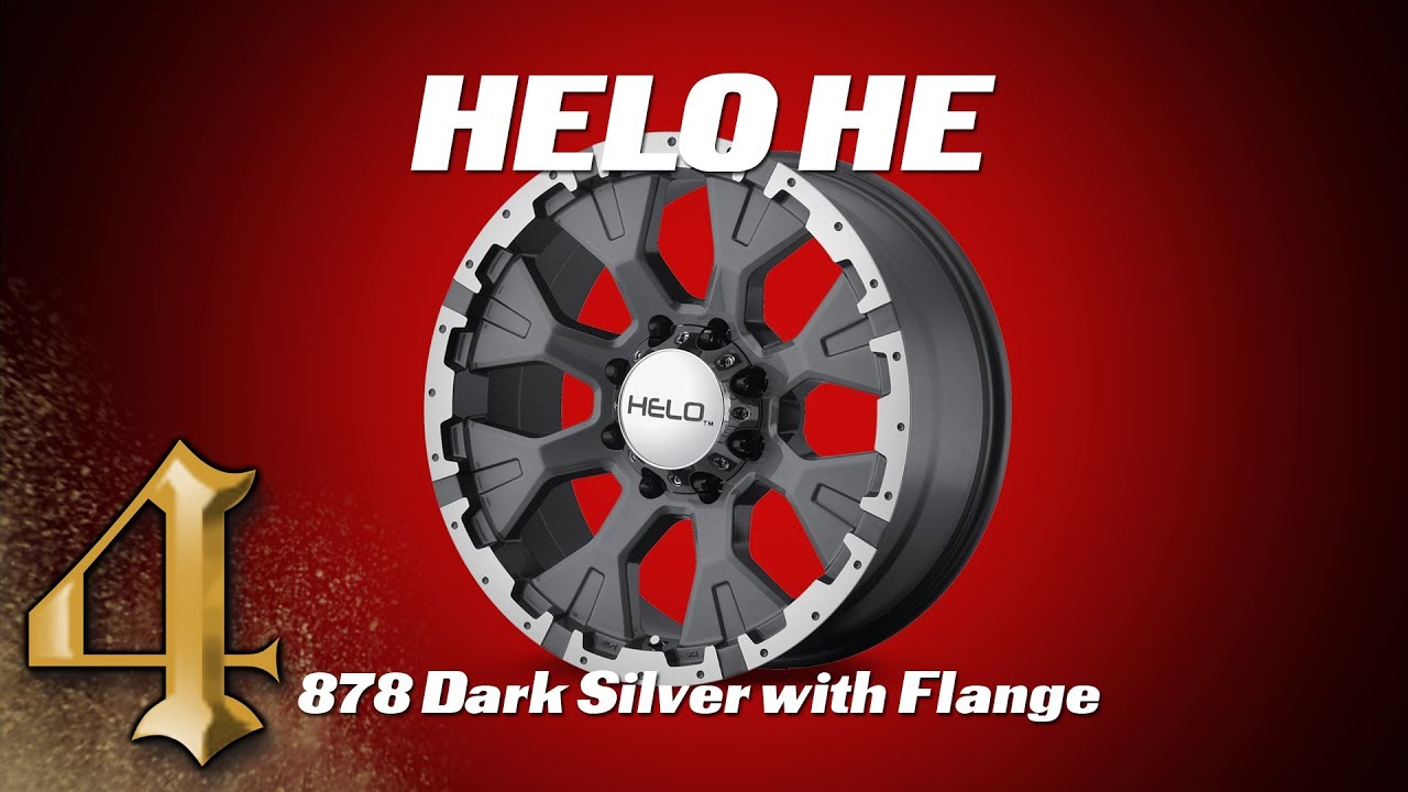 HELO HE878 Dark Silver Wheels - YouTube