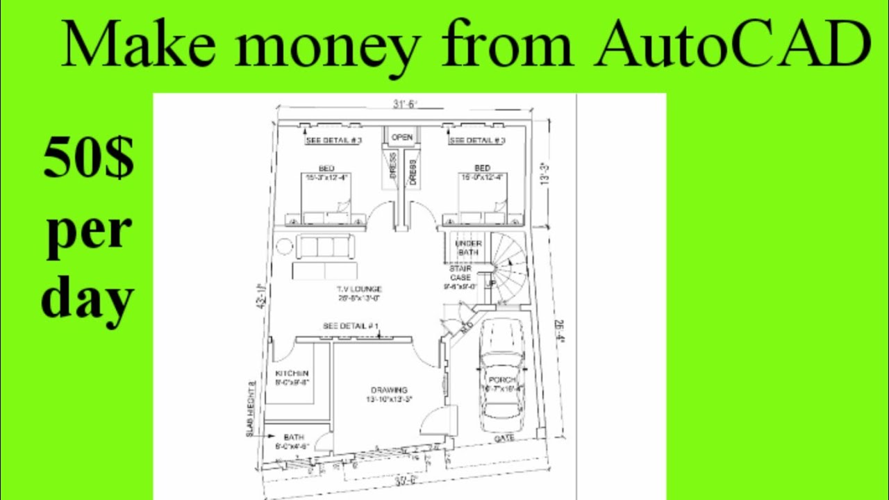 Make Money From AutoCad || How To Earn From AutoCad || Work From Home ...
