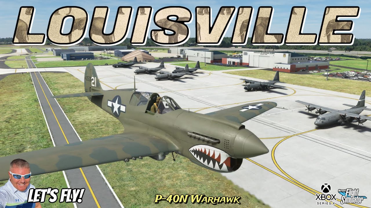 P-40N Warhawk Visits Louisville! MICROSOFT FLIGHT SIMULATOR XBOX - YouTube