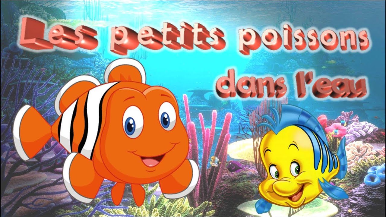 Chanson baby..Enfant 4 ans chante comptine Les petits poissons dans l ...
