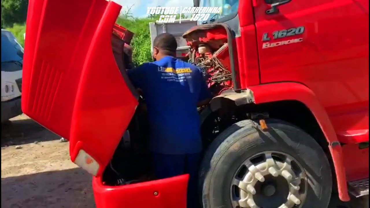 FAZENDO REVISÃO COMPLETA NO MOTOR DO 1620 - YouTube