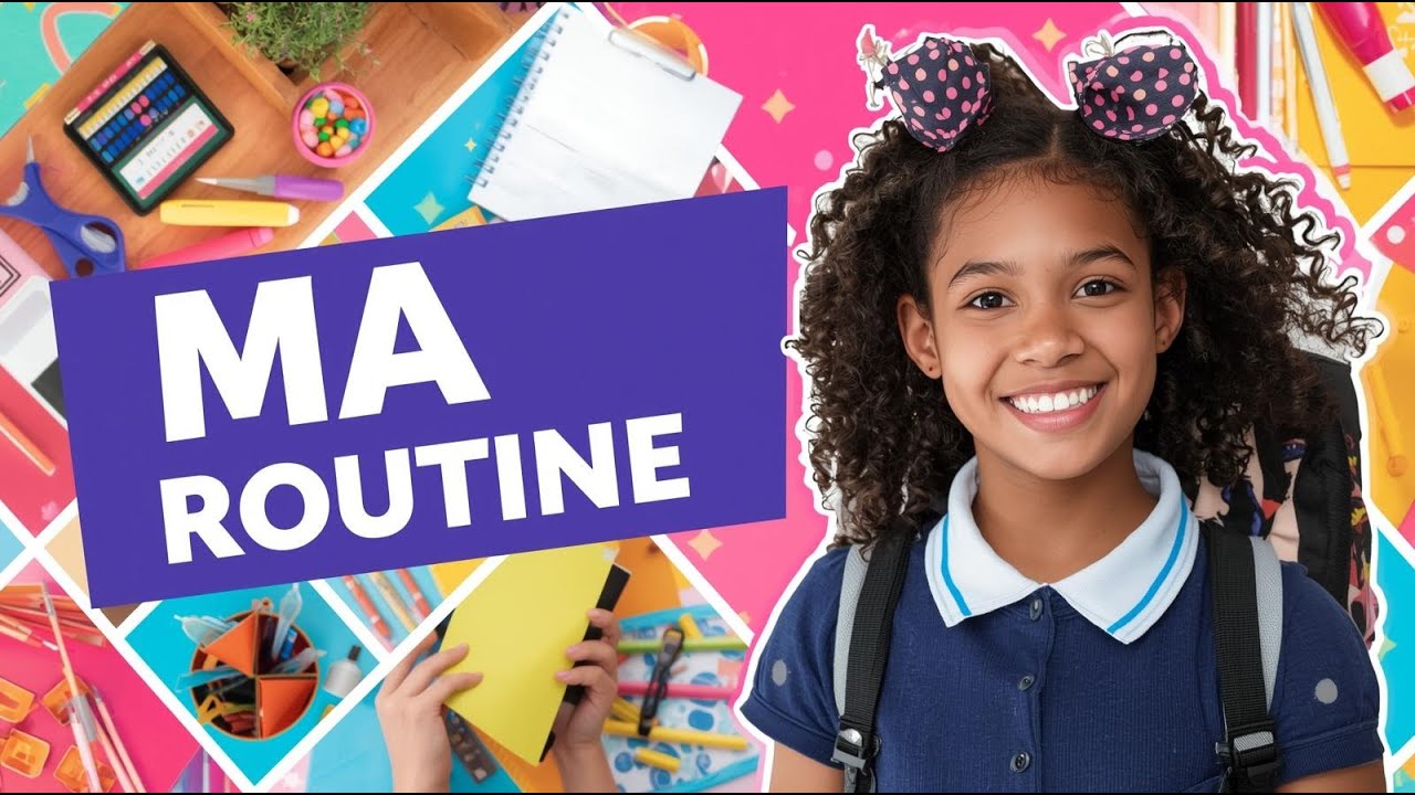 My Daily Routine for young learners - Ma Routine | Song with lyrics in ...