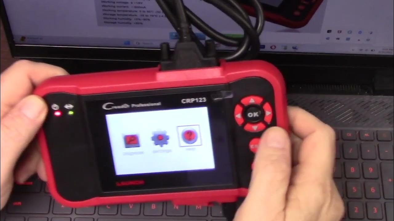 Creader Launch Professional CRP123 OBD2 Reader ABS Airbag and Engine Setup, Updating, and ...