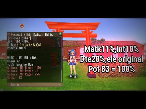 Toram Online - Fillstat Weapon MD M11%i10%Dte 20%ele 100% Success Rate ...