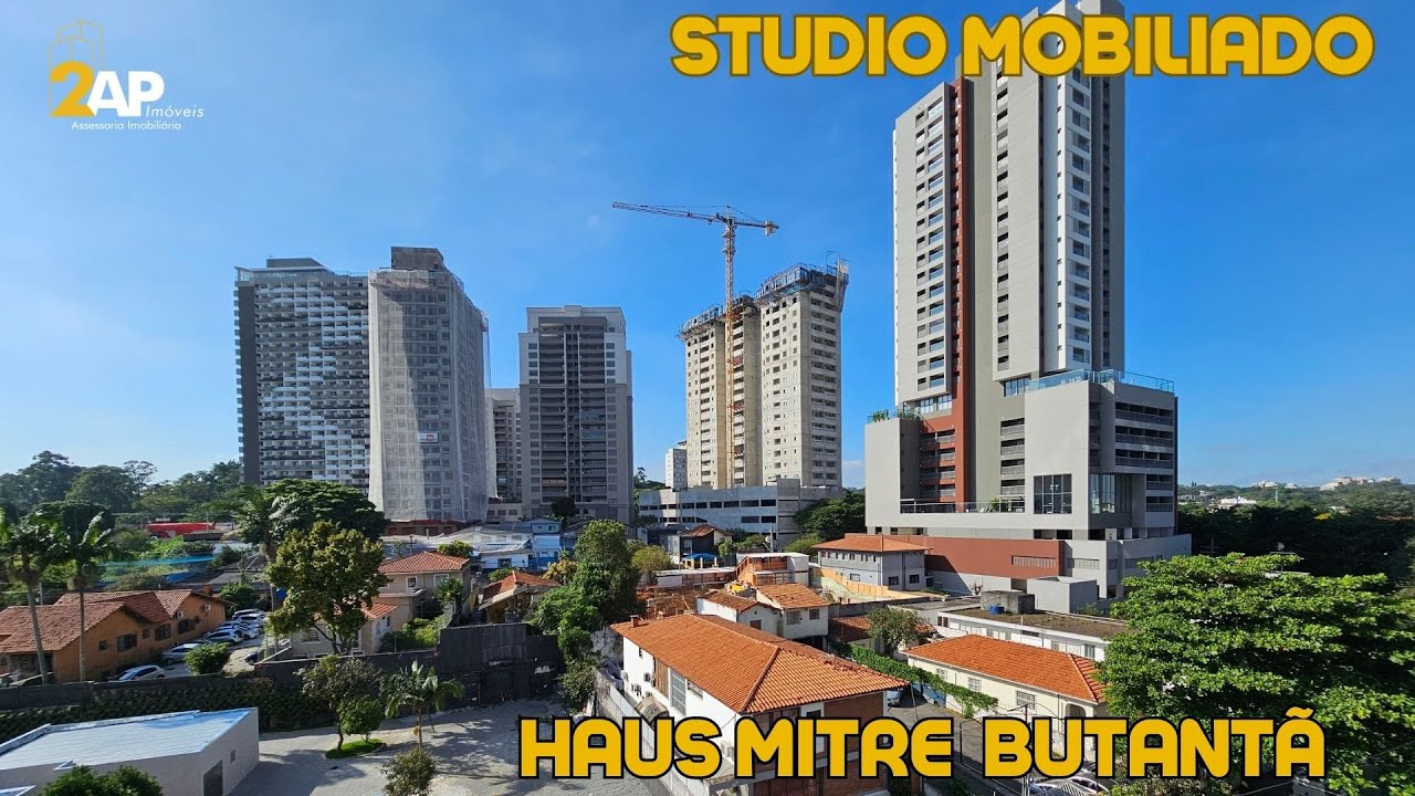 Studio MOBILIADO à 150m do Metrô Butantã - Linha 4 Amarela - YouTube